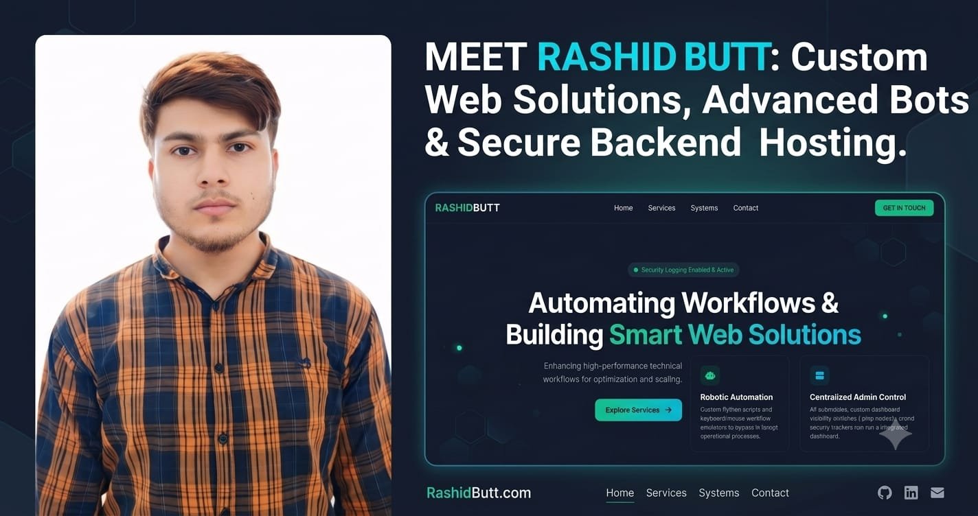 Rashid Butt | Tech & Automation Specialist in Gujrat, Pakistan – Python ...
